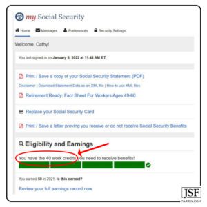 Social Security Disability Work Credits | James Scott Farrin